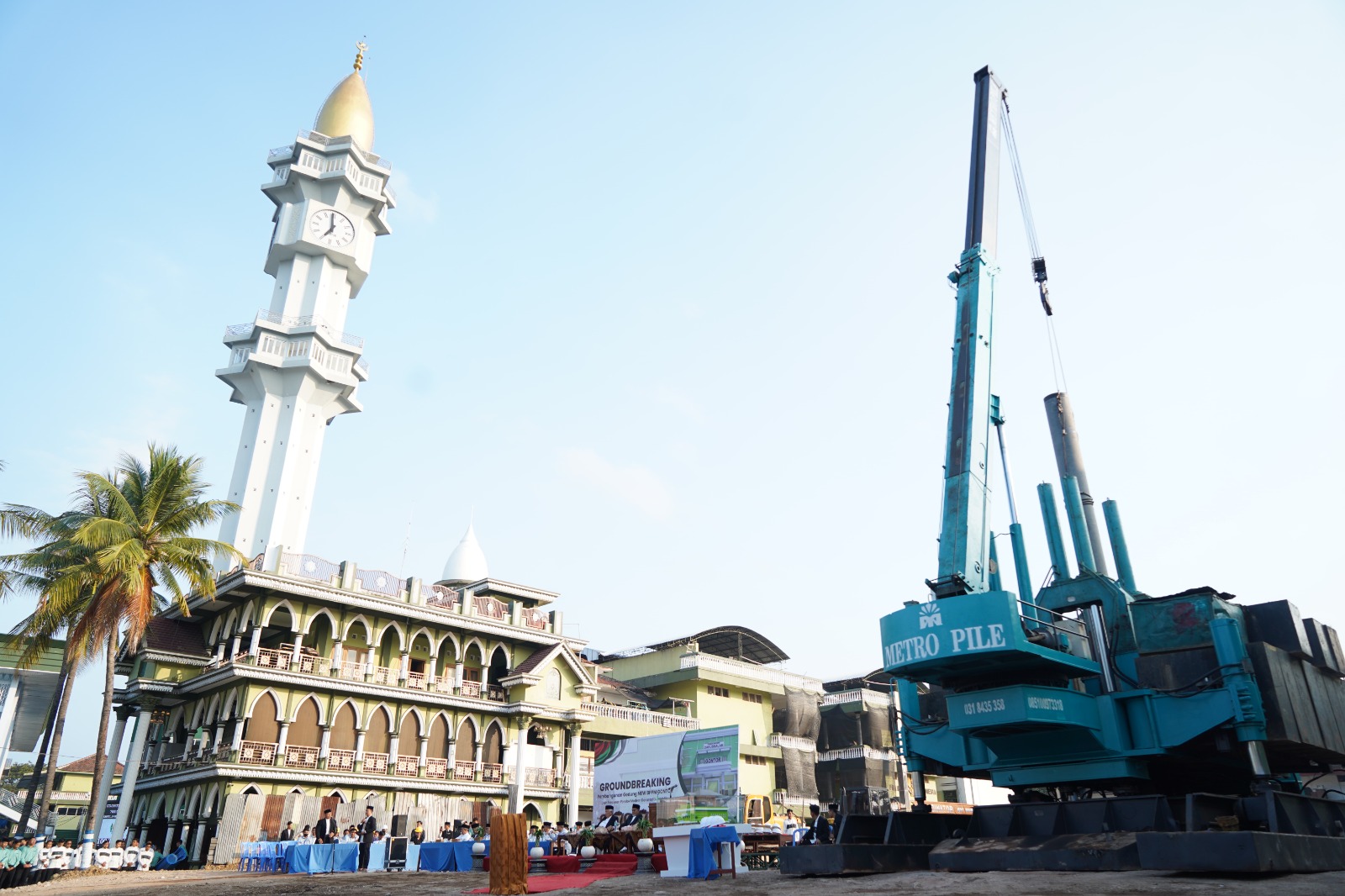 Groundbreaking Simbol Dimulainya Proyek Rekonstruksi BPPM