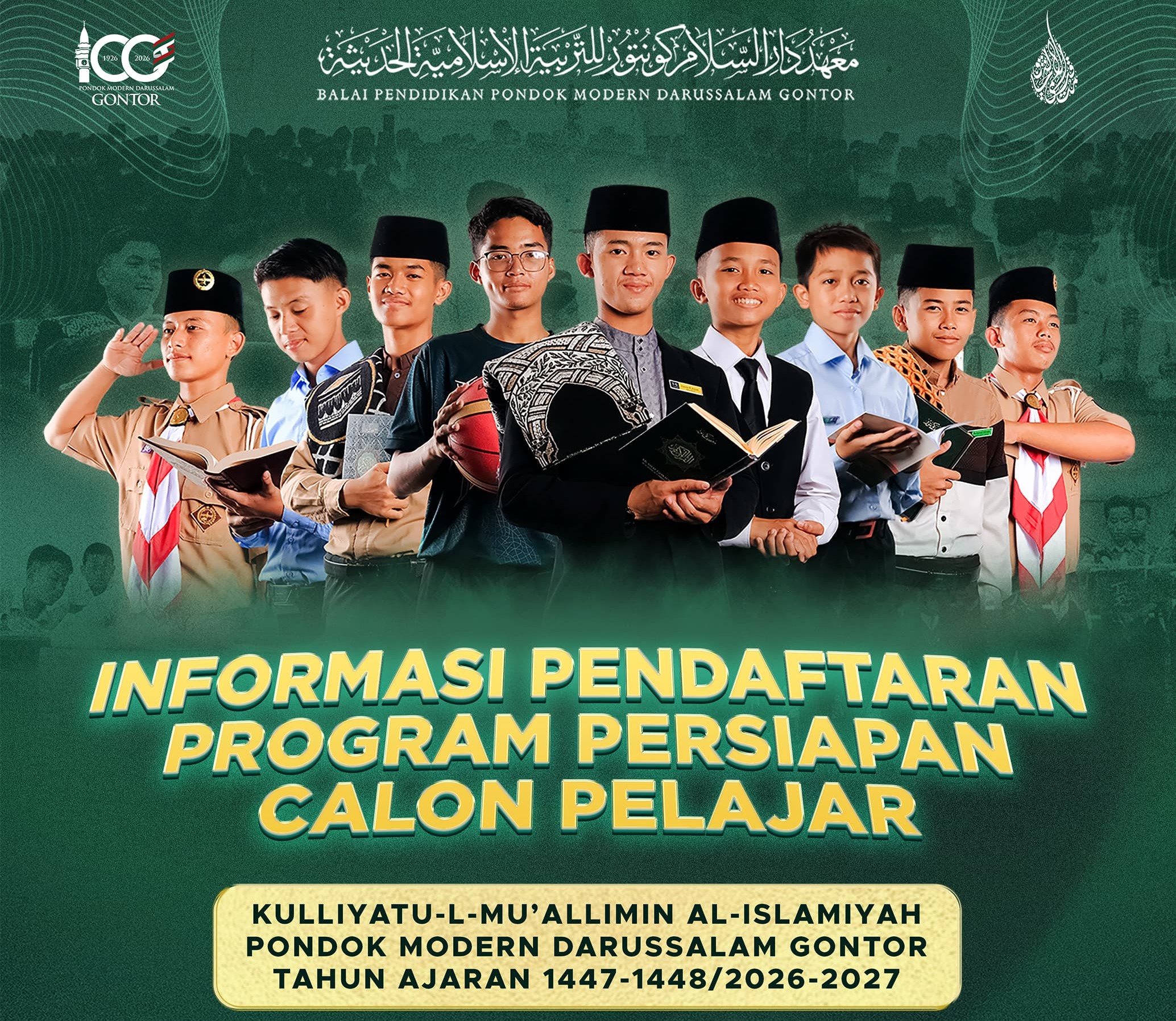 Pendaftaran Program Persiapan Calon Pelajar - Pondok Modern Darussalam ...